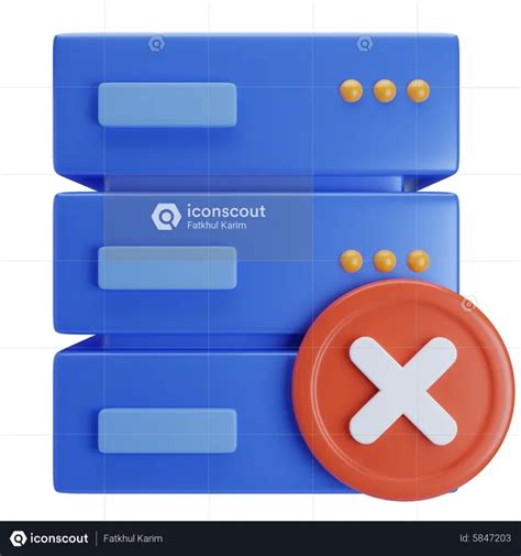 Server Disconnected 3d Icon Free Download Files And Folders 3d Icons Iconscout