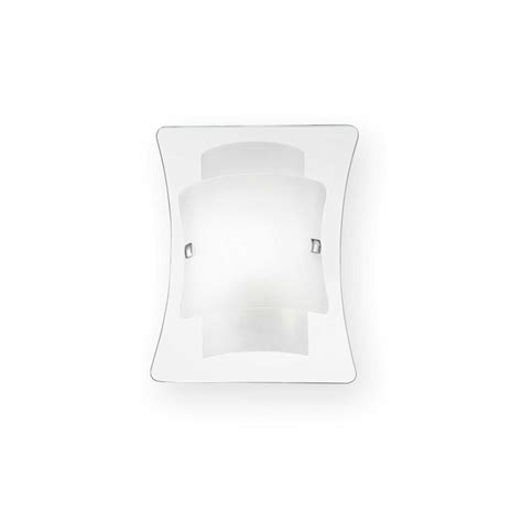 Puzzle Ap1 White With Opal Glass Diffuser Wall Light