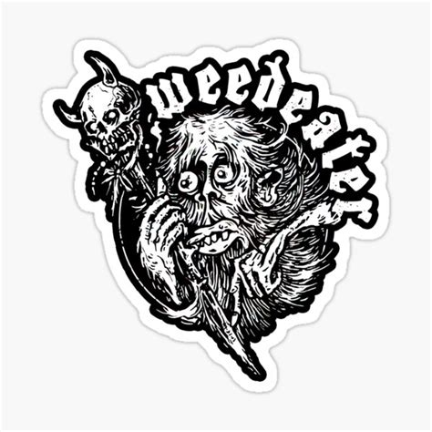 Weedeater Sticker For Sale By Parecte2000 Redbubble