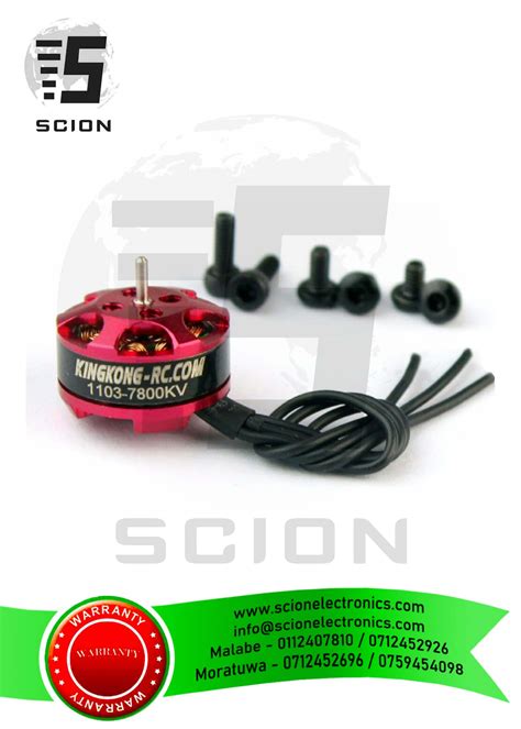 Brushless Motor Mini 1103 7800kv Pre Order Scion Electronics