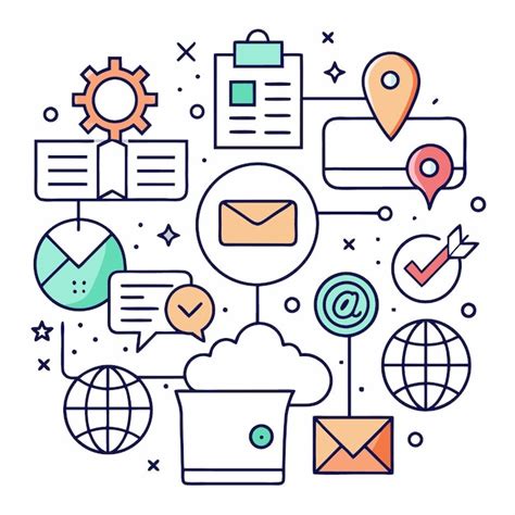 Premium Vector Cloud Computing With Server Email Globe And Checkmark Icons