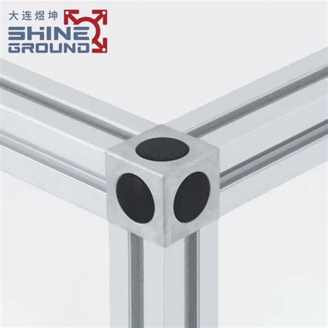 3 Way Cube Corner Connector For T Slot Aluminum Extrusions Shine Ground