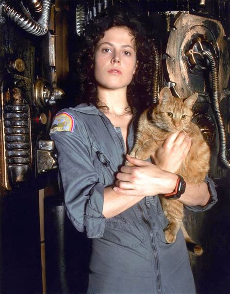 Sigourney Weaver Production Still From Ridley Scotts Alien 1979