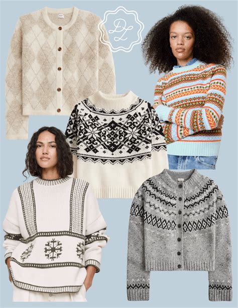 The Coziest Patterned Sweaters To Wear And Love This Holiday Season Beautifully Seaside