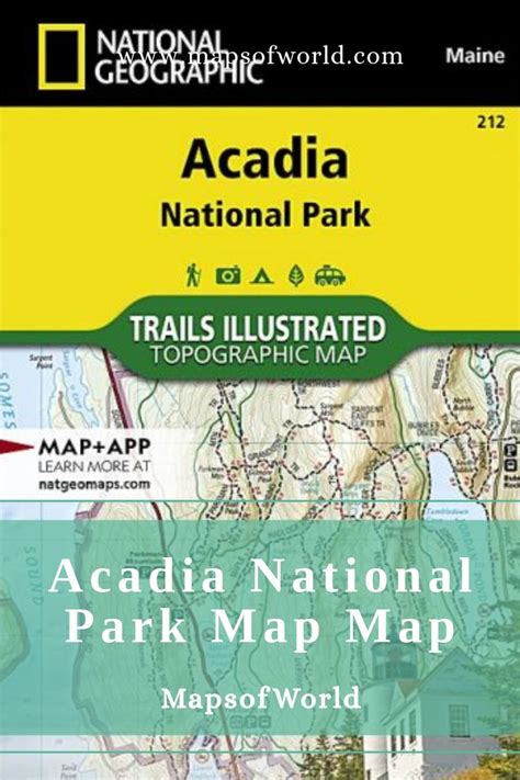 Acadia National Park Map