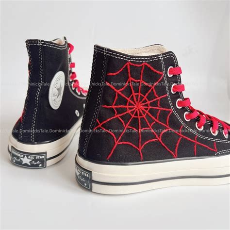 Spider Web Converse Etsy