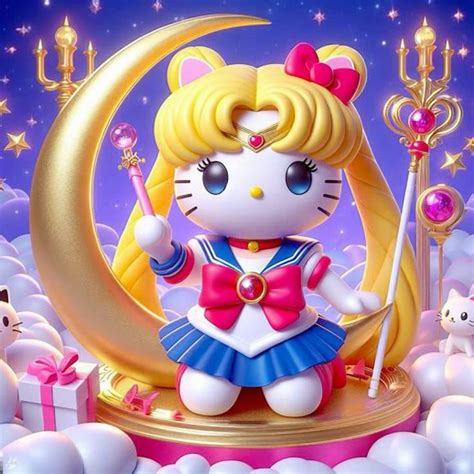 Hello Kitty Sailor Moon Hello Kitty Art Hello Kitty Iphone Wallpaper