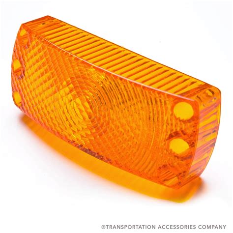 W2032a Weldon Rectanguar Amber Lens Only