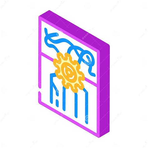 Standardization Business Process Isometric Icon Vector Illustration