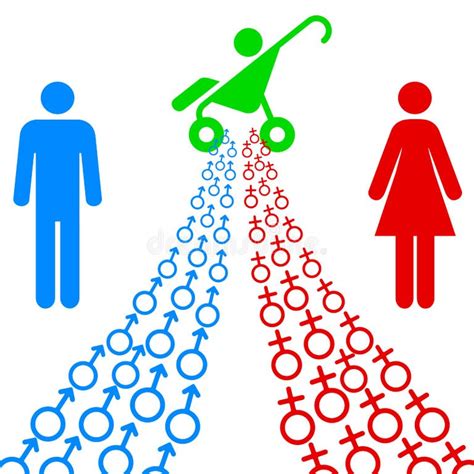 El Ejemplo De Los Sex Symbol Masculinos Y Femeninos Tiende Ilustración