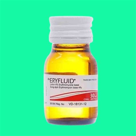 Eryfluid Là Thuốc Gì Giá Bao Nhiêu Mua ở đâu Có Tác Dụng Gì
