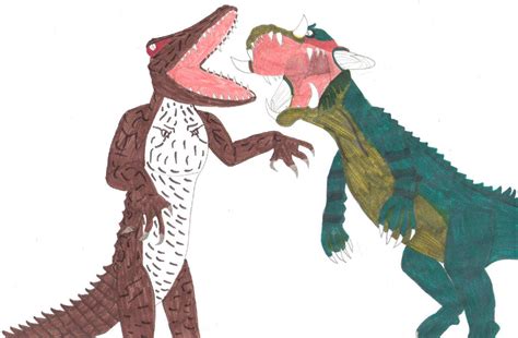 Kapro Vs Pristi Primeval Style By Rickraptor105 On Deviantart