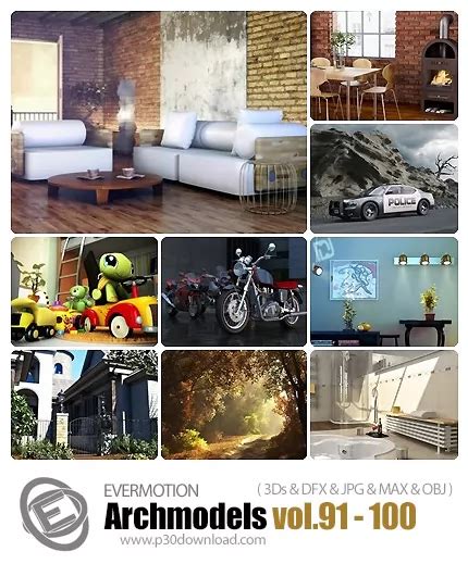 دانلود Archmodels Vol 91 100 آرچ مدل مدل های آماده سه بعدی شماره 91