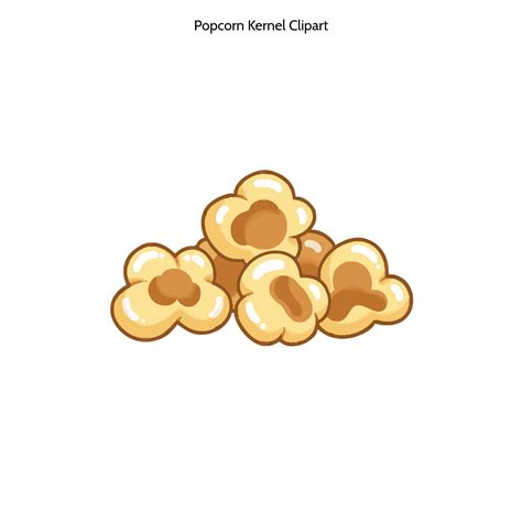 Free Popcorn Kernel Clipart Template To Edit Online