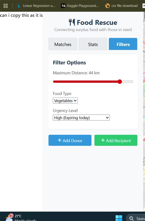 Sustainable Food System Mapper Devpost