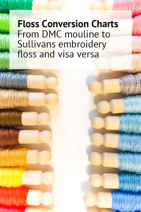 Weeks Embroidery Floss Conversion Chart At Keith Turner Blog