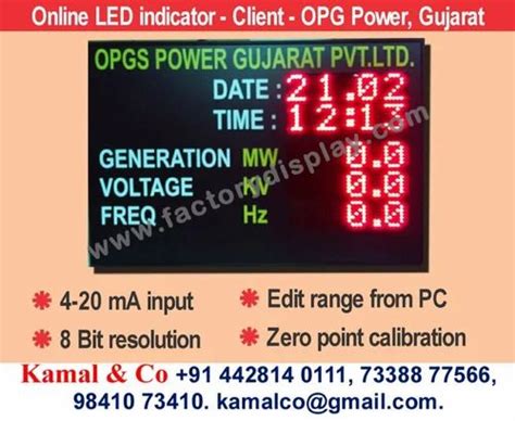 Led Online Indicator Display Board At Rs 12501piece Led Display Board In Chennai Id