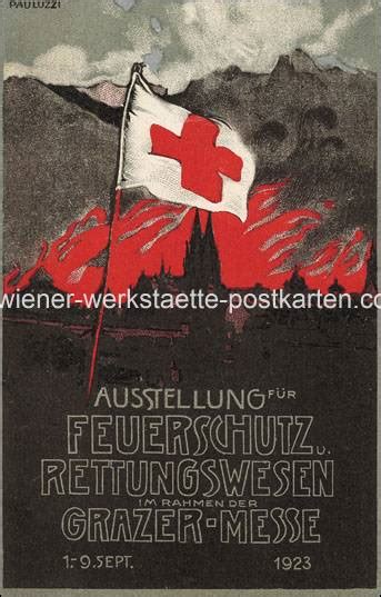 Graz Ausst Sig Pauluzzi 1923 Wiener Werkstätte Postkarten
