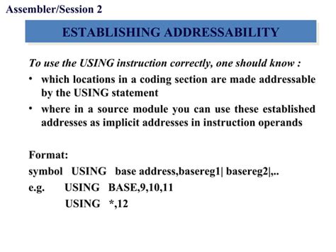 Assembler Language Tutorial For Mainframe Programmers Ppt