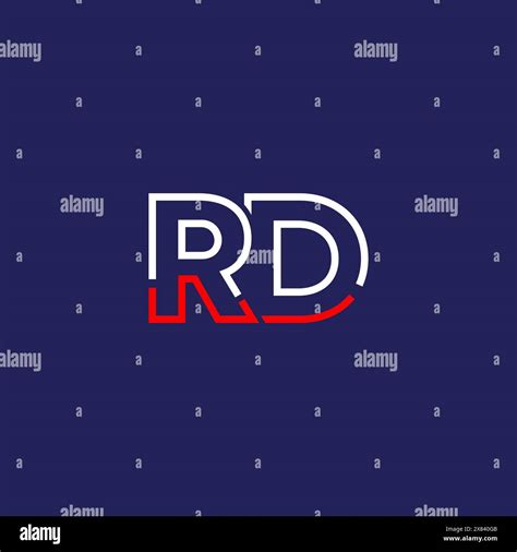 Rd Tech Logo Concept Design Stock Vector Image And Art Alamy