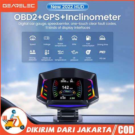 Local Stockcod Ap 8 3 In 1 Car Head Up Display Obd2 Gps Dual System