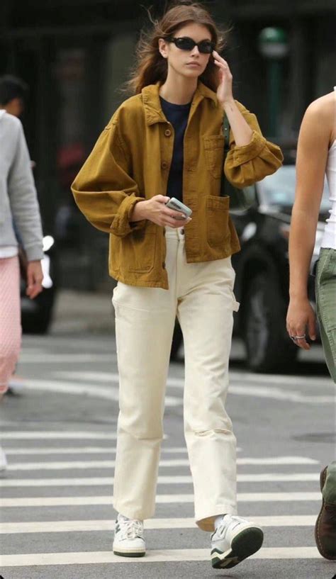 Kaia Gerber Street Style Fall Kaia Gerber Casual Style Utility