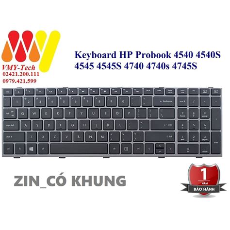 Hp Probook 4540 4540s 4545 4545s 4745s Laptop Keyboard Shopee Malaysia