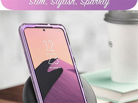 I Blason Cosmo Slim Designer Case Purple Ameth Marble For Samsung