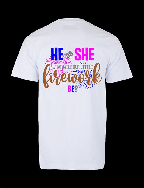 Fireworks Gender Reveal Svg Etsy