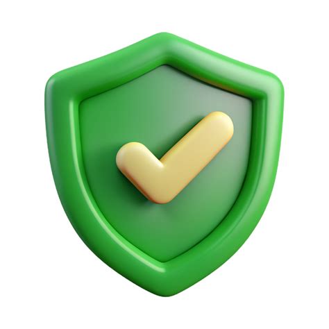 3d Shield Checkmark Icon 3d Shield Checkmark Symbol 3d Shield Checkmark