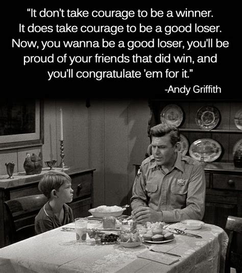 Go Teen Writers Andy Griffith On Being A Good Loser Andy Griffith