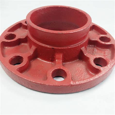 Fm Ul Approved Fire Fighting Flange Adapter Fitting Grooved Flange