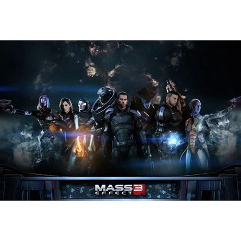 Mass Effect All Characters Poster Mass Effect Mass Effect Characters Mass Effect 3