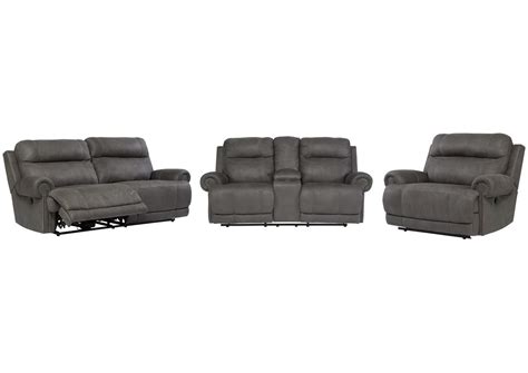 Austere Reclining Sofa Loveseat And Recliner Set