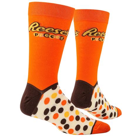 Buy Reeses Pieces Socks By Cool Socks Pats Monograms