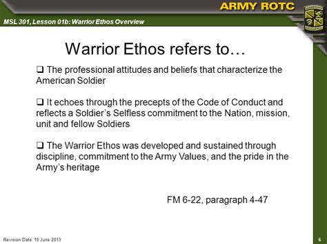 Warrior Ethos Overview Ppt Video Online Download