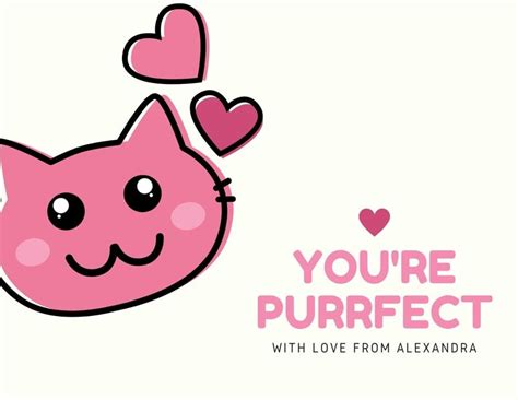 Free Printable Customizable Love Postcard Templates Canva