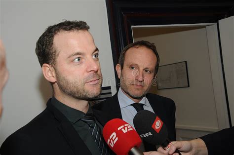 Morten Ostergaard Und Martin Lidegaard Redaktionelles Stockfoto Bild