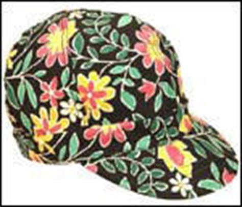 Kromer Welding Cap A348 Floral Pattern Welding Hat Head And Ear