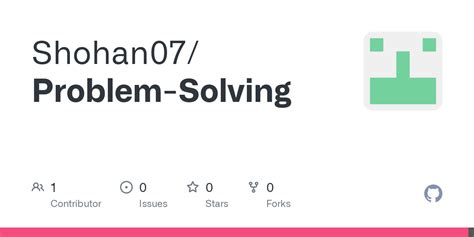 GitHub Shohan Problem Solving