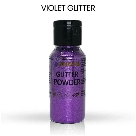 Violet Glitter Powder For Art And Craft Jinoyal Industries