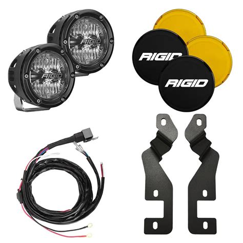 Rigid 2021 Ford Bronco Sport A Pillar Led Light Mount Kit Includes 4