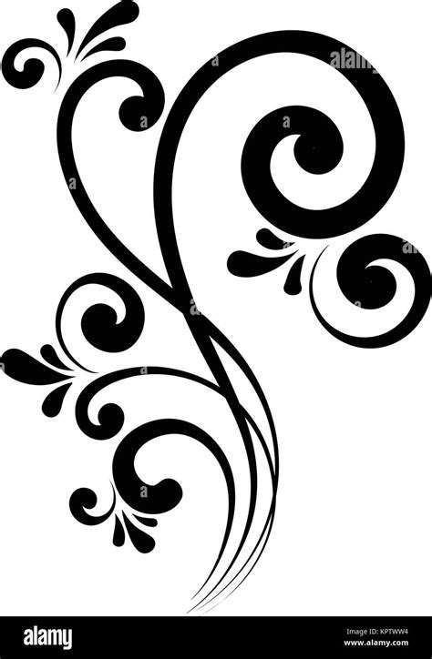 Decorative Floral Vector Monogram Stock Vector Image And Art Alamy