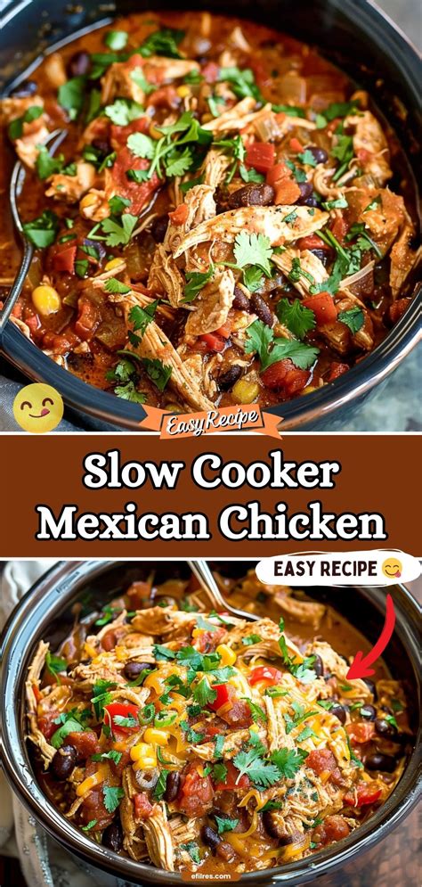 Slow Cooker Mexican Chicken Mexican Crock Pot Chicken Recipes