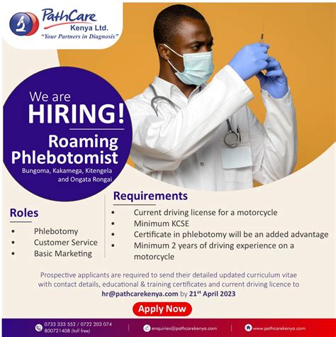 Pathcare Laboratory Ke On Linkedin Hiring Ikokazike Pathtocare
