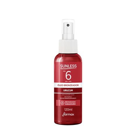 Óleo Bronzeador Sunless Urucum Fps 06 120ml Pague Menos