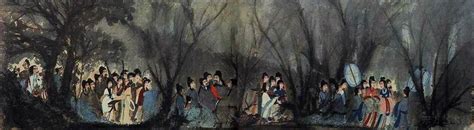 傅抱石《丽人行》人物画手卷 东方艺术品