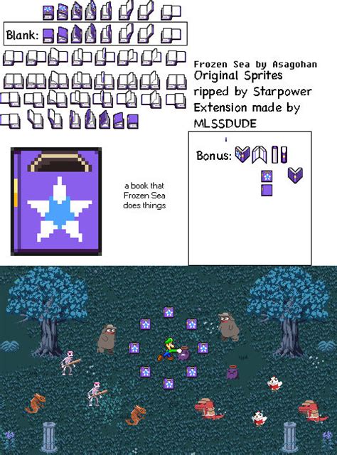 Frozen Sea Sprite Sheet By Ckarla15 On Deviantart