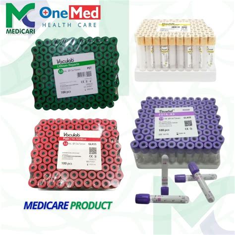 Jual Tabung Sampel Darah Vaculab Onemed Shopee Indonesia