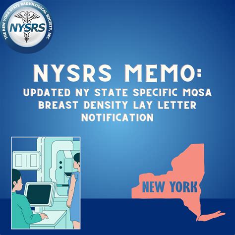 Nysrs Memo Updated Ny State Specific Mqsa Breast Density Lay Letter